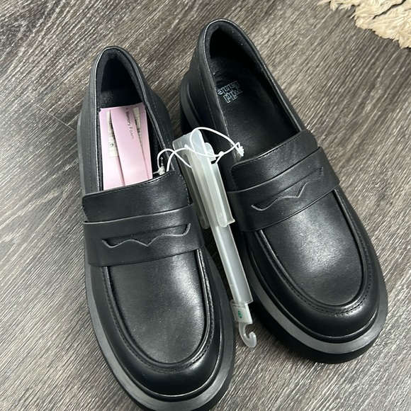 wild fable | Shoes | Wild Fable Faux Leather Platform Loafers Size 9 ...